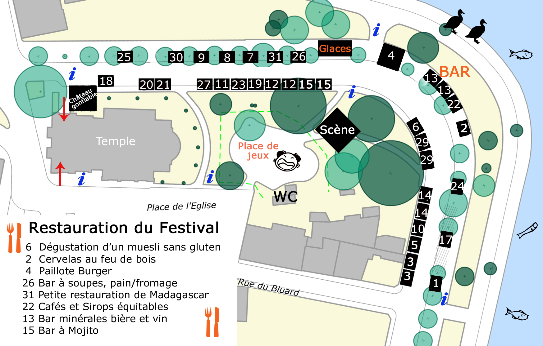 Plan | Colibris Festival Morges